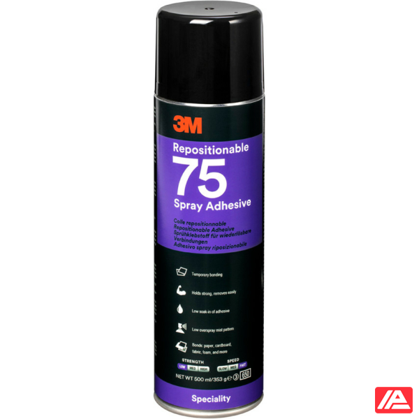 3M™ Scotch-Weld™ Repositionable Adhesive Spray 75 – Papaioannidis